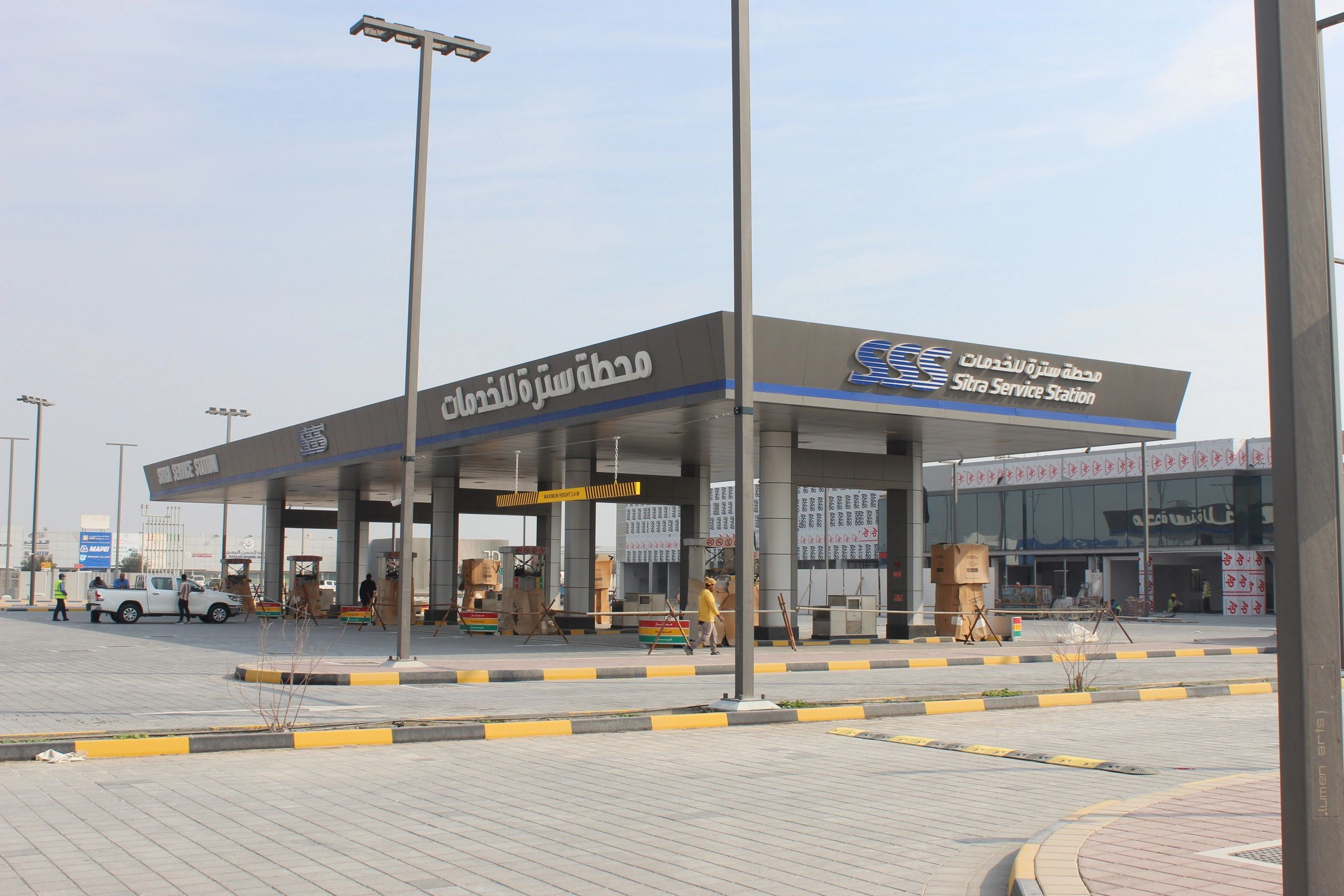 Mantech Supplies Fire Alarm System to New Sitra Service Station